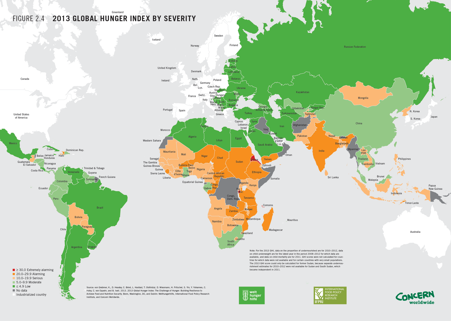 2013 Global Hunger Index finds global hunger has fallen by one-third ...