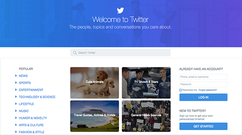 Twitter’s new home page: Can it help the social network appeal to non ...