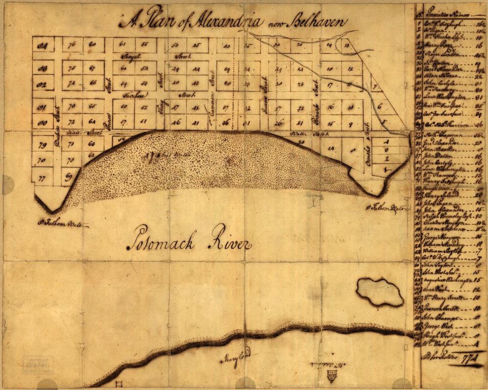 Maps made by George Washington, longtime surveyor and cartographer.