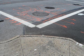 Orange markings on NYC sidewalks: Ingrid Burrington’s Seeing Networks ...