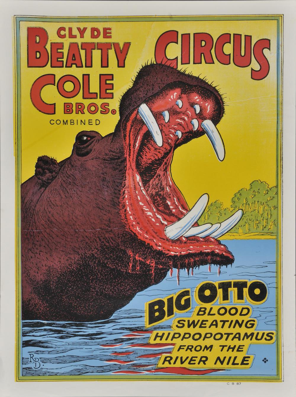 Circus posters: Some bygone animal acts