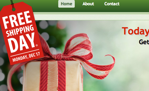 Free shipping day: December 17, many stores off free shipping promotions.