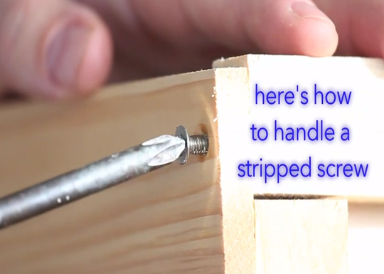Fix stripped screws: Best method to remove worn-down screws (VIDEO).