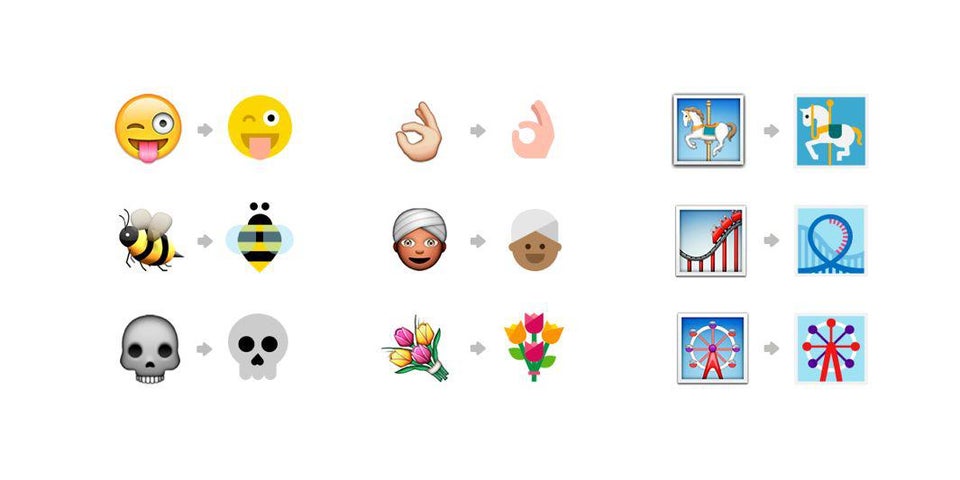 Emoji Redesign Project offers flat design for your favorite pictograms.