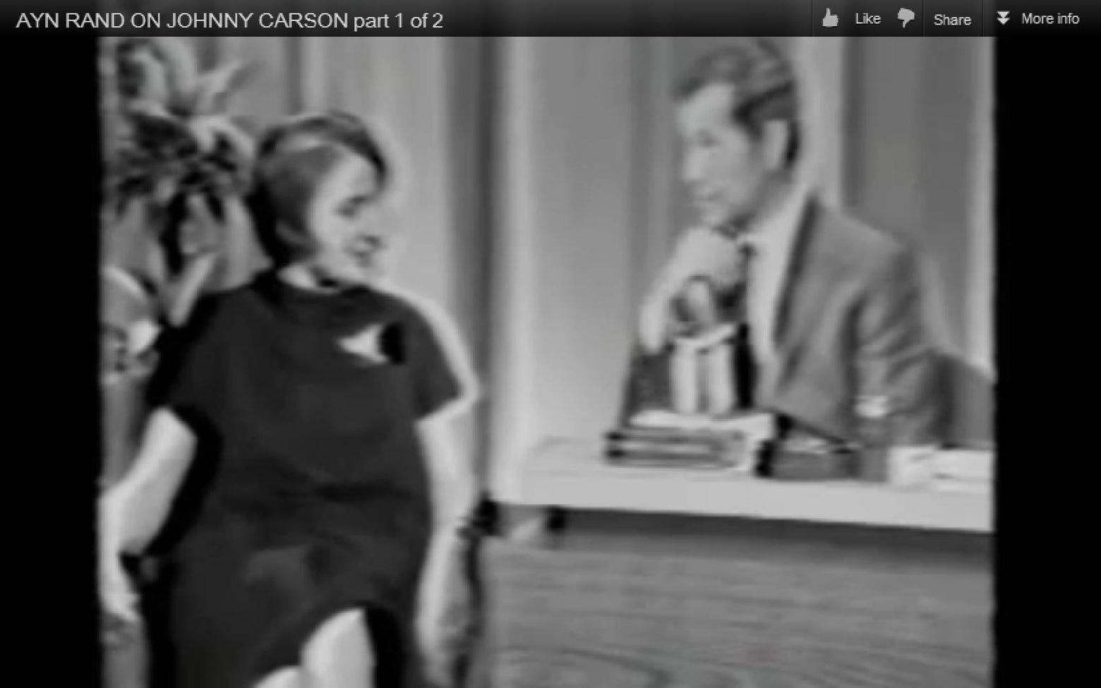 Ayn Rand on Johnny Carson: Watch the full Tonight Show interview. (VIDEO)