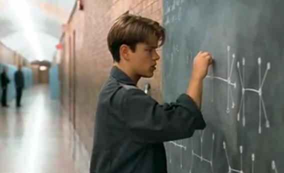 Good Will Hunting math problem is easy: Watch. (VIDEO)