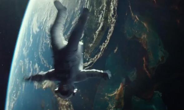 “Gravity”: Movie teaser trailer about a disaster in space.