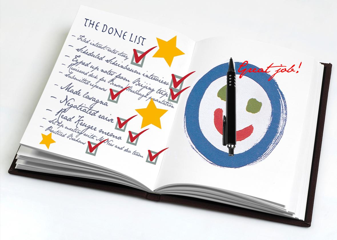 The done list is a productivity hack that’s the opposite of a to-do list.