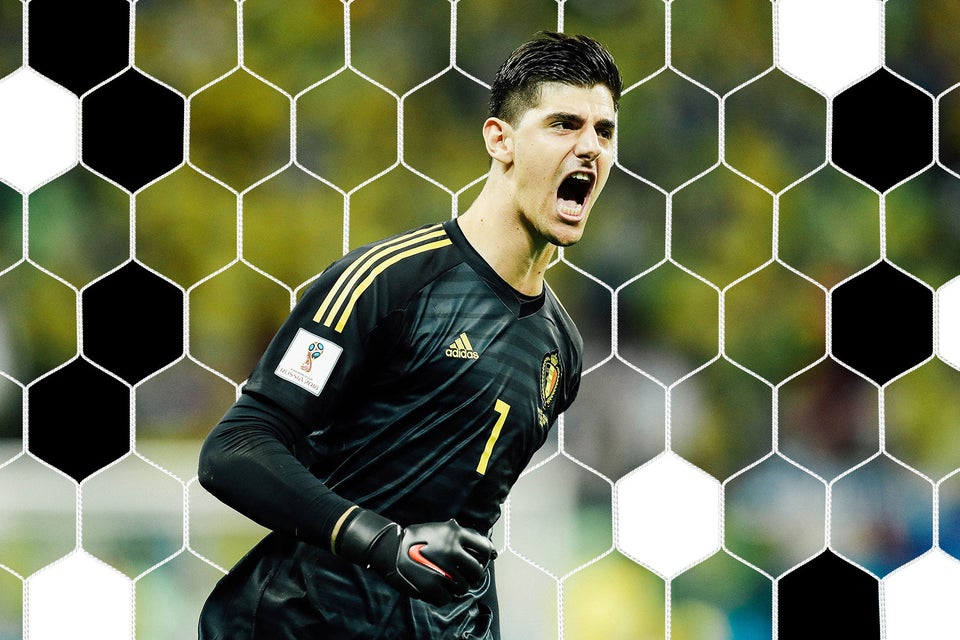 Thibaut Courtois, Belgium-Brazil: elastic-limbed goalkeeper carries ...