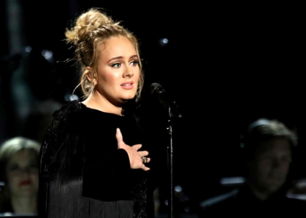 Watch Adele's George Michael tribute at the Grammys (VIDEO).