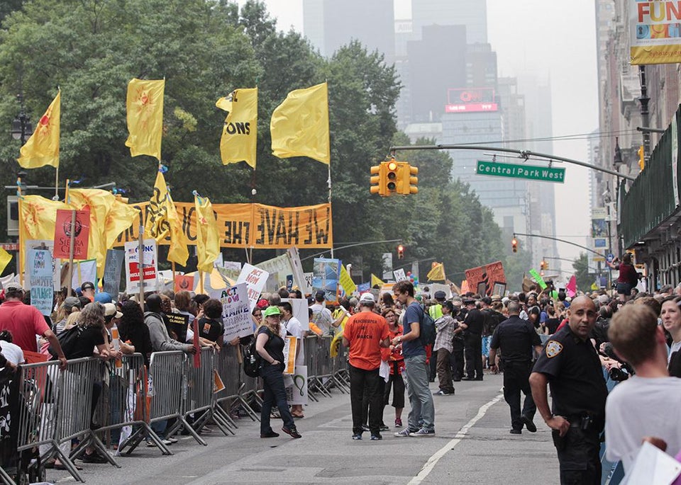 Photos from the NYC People's Climate March for Climate Change Action