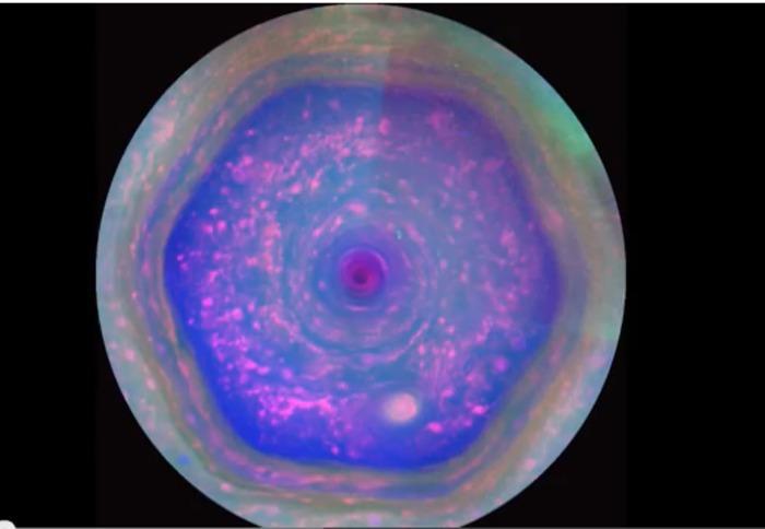 Saturn storm: Hexagon hurricane shots by Cassini look directly into jet ...