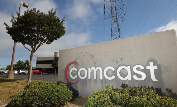 Comcast ad-libs on winning NBC Universal script.