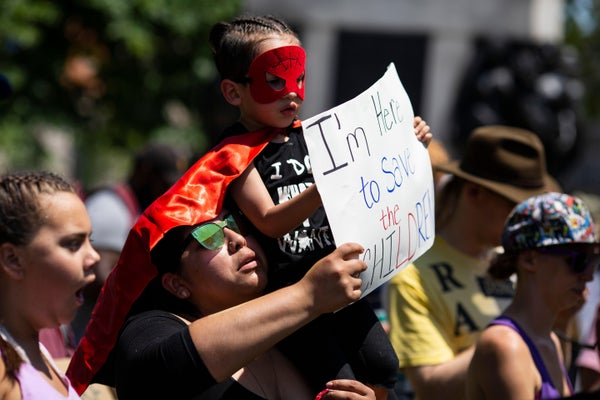 Best signs from the national zero policy immigration protests.