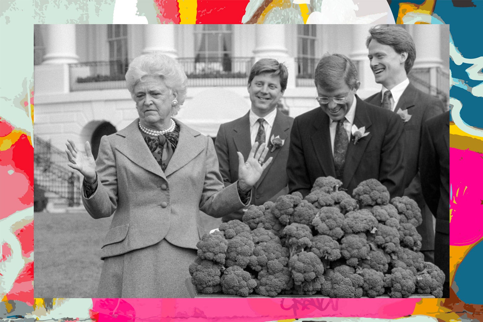 George H.W. Bush and broccoli: The president’s war against a vegetable.