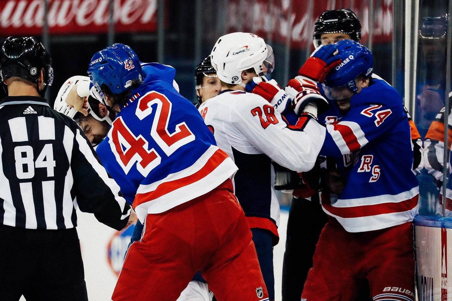 NHL hockey fighting: The Rangers, the Capitals, and Tom Wilson show why ...