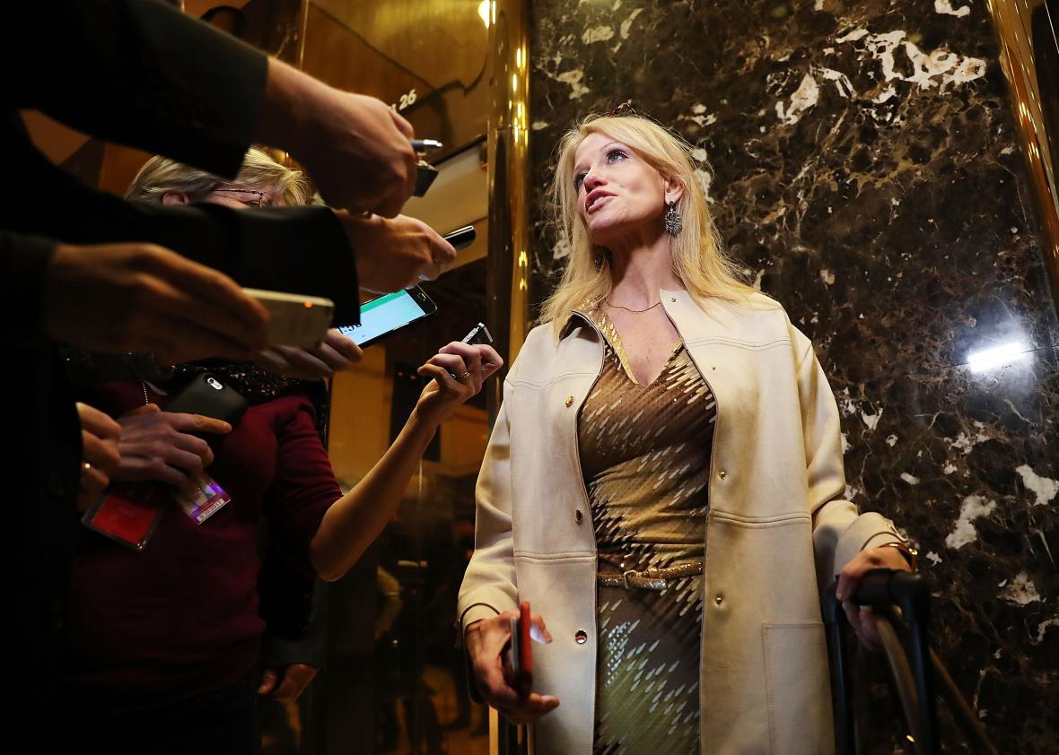 Kellyanne Conway is not the first lady of the United States.