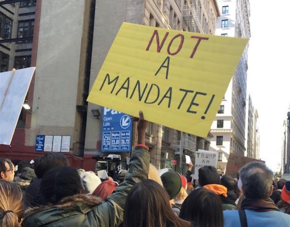 All the chants I heard at Saturday’s anti-Trump protest in NYC, ranked.