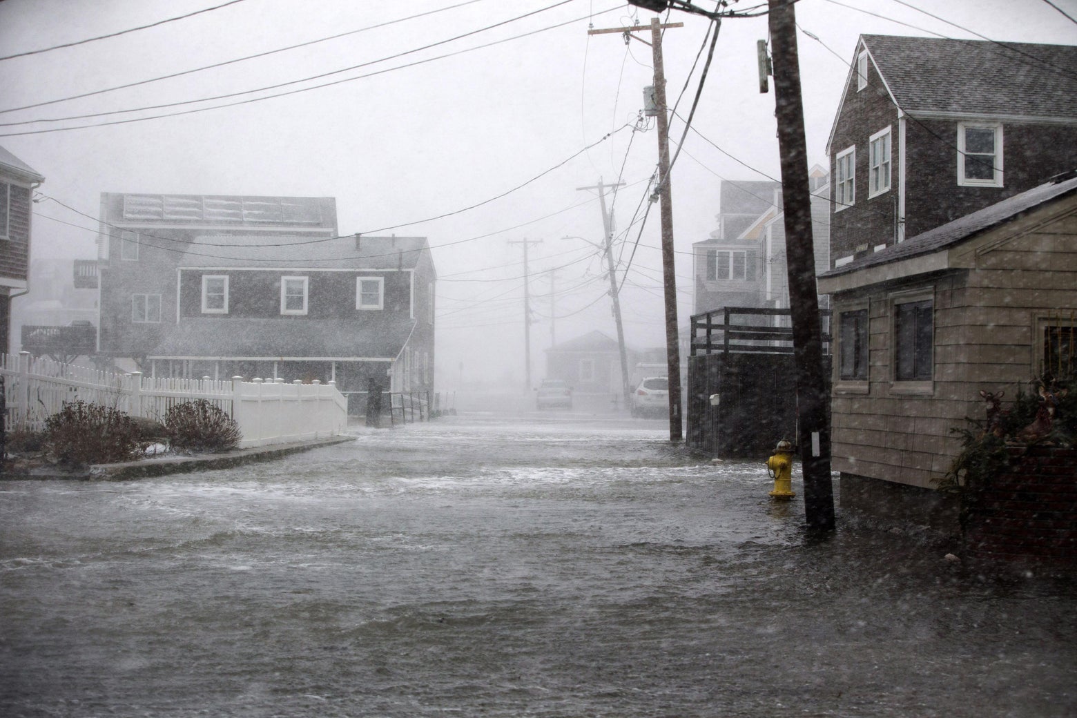 Bomb cyclone brings record flooding to Boston
