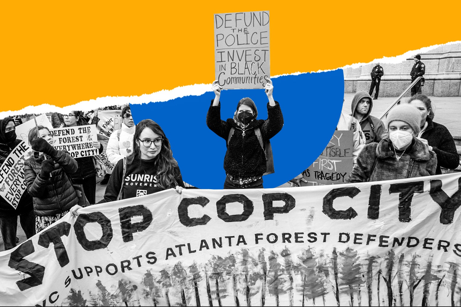 Why activists have coalesced in a forest to prevent “Cop City”