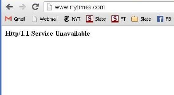 NYT hack? New York Times website down, unknown if cyberattack.