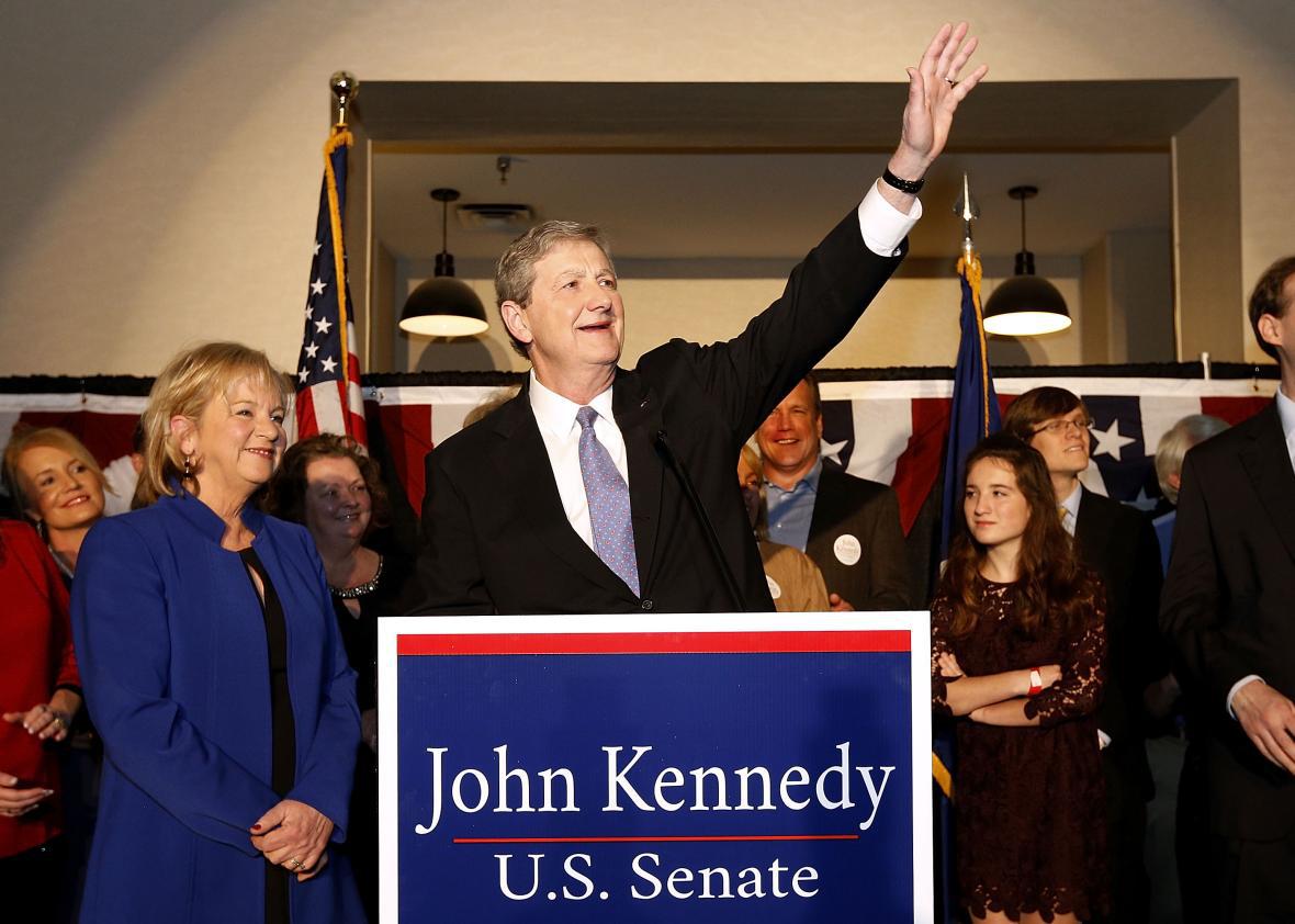 Republican John Kennedy easily wins Louisiana Senate seat.