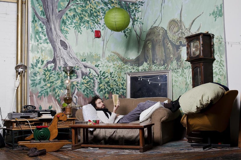 Alex Wein photographs residents of Baltimore’s Copycat building.