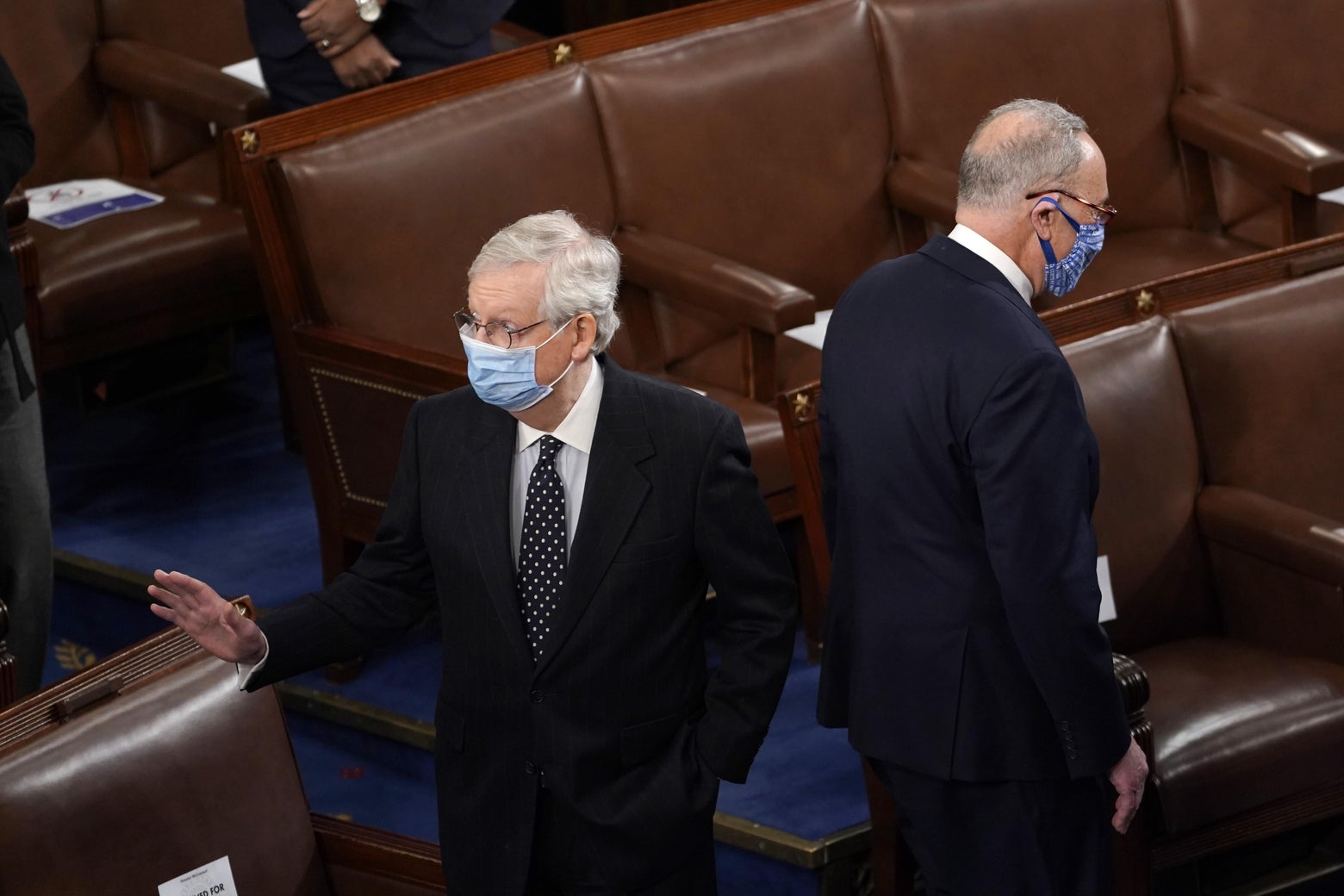 The Senate is still arguing over who controls the Senate.