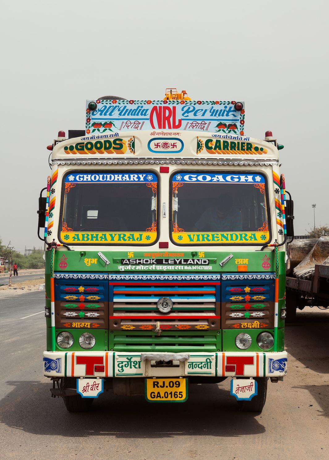 Dan Eckstein photographs Indian trucks in his book, Horn Please.
