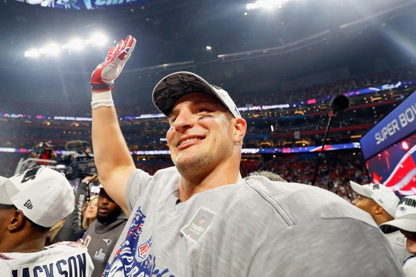 Rob Gronkowski retires from NFL, plans to "move forward with a big smile."