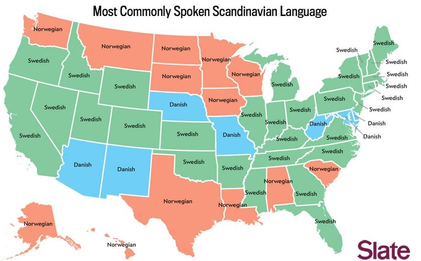 Language map: What’s the most popular language in your state?