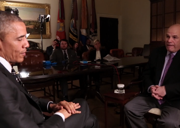Barack Obama interviews David Simon, creator of The Wire (VIDEO).