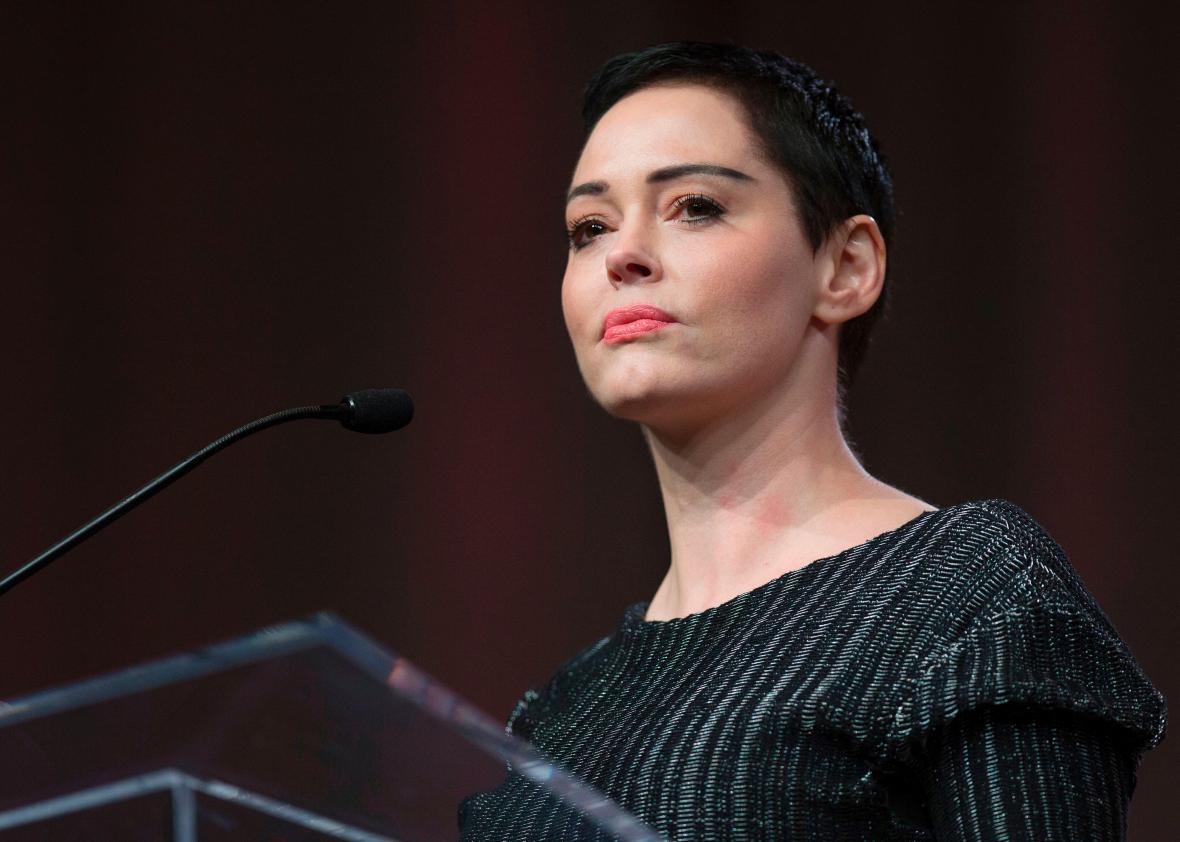 Rose McGowan’s manager Jill Messick worked for Miramax after 1997 ...