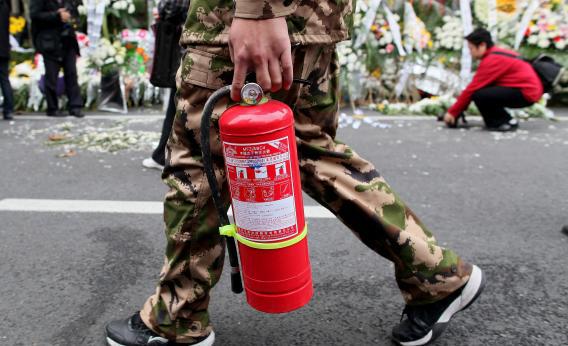 DARPA's Instant Fire Suppression Program in action. [VIDEO]