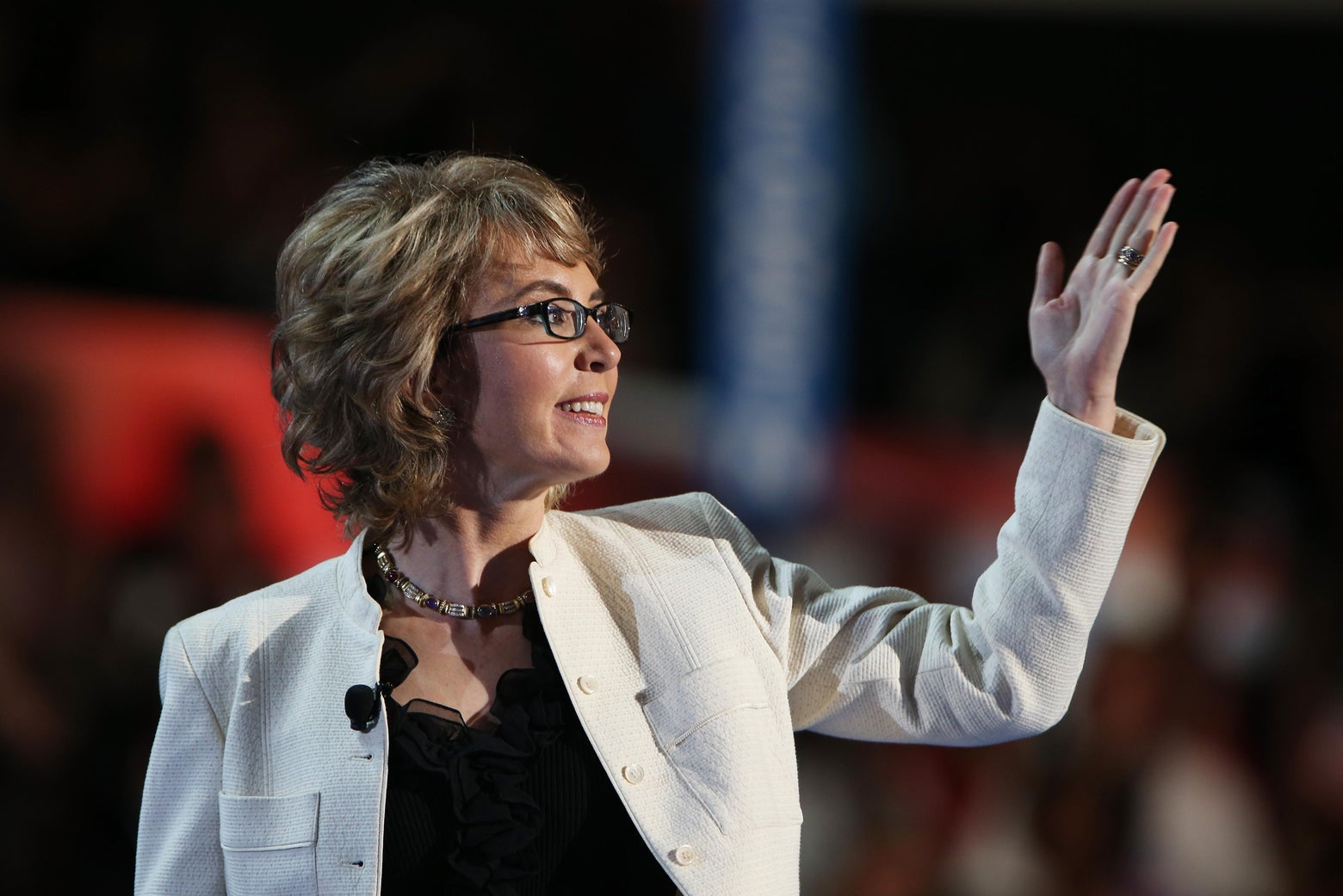 Gabby Giffords pro-gun control ads make Politico mad.