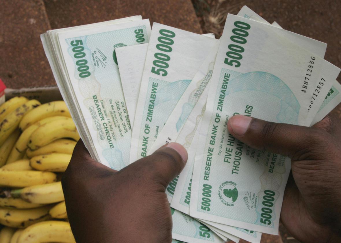 What caused Zimbabwe’s economic crash?