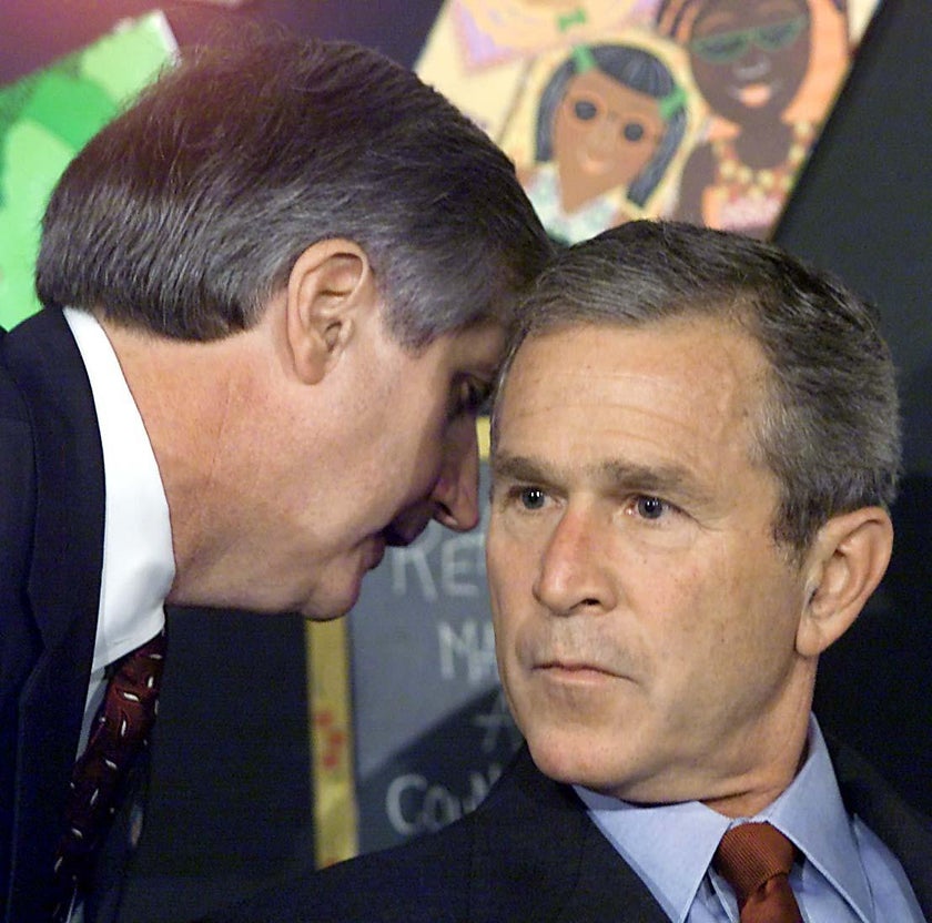 Why did President Bush react so calmly when told about the Sept. 11 ...
