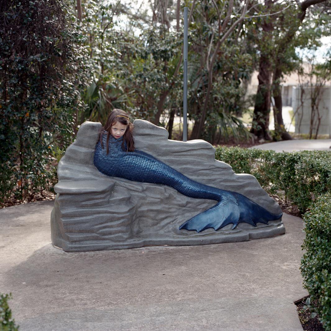 Annie Collinge photographs the mermaids of Weeki Wachee Springs.