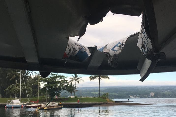 Lava bomb from Kilauea volcano in Hawaii injures sightseers
