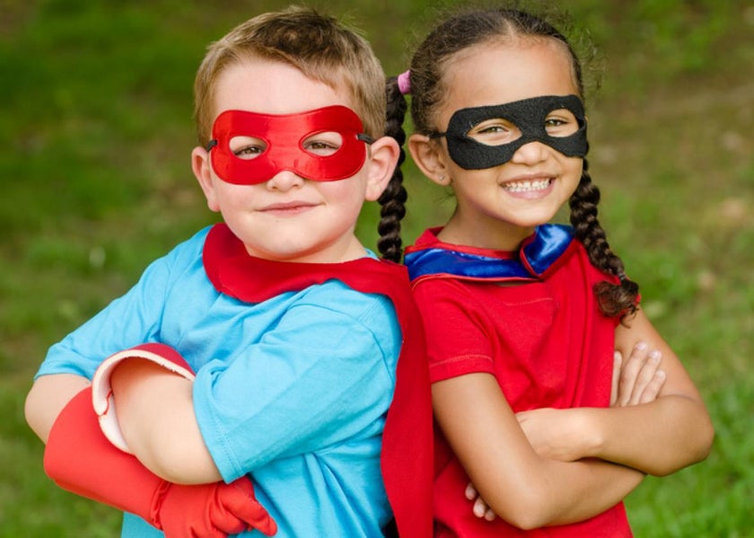 More kids are dressing up as superheroes than princesses for Halloween.