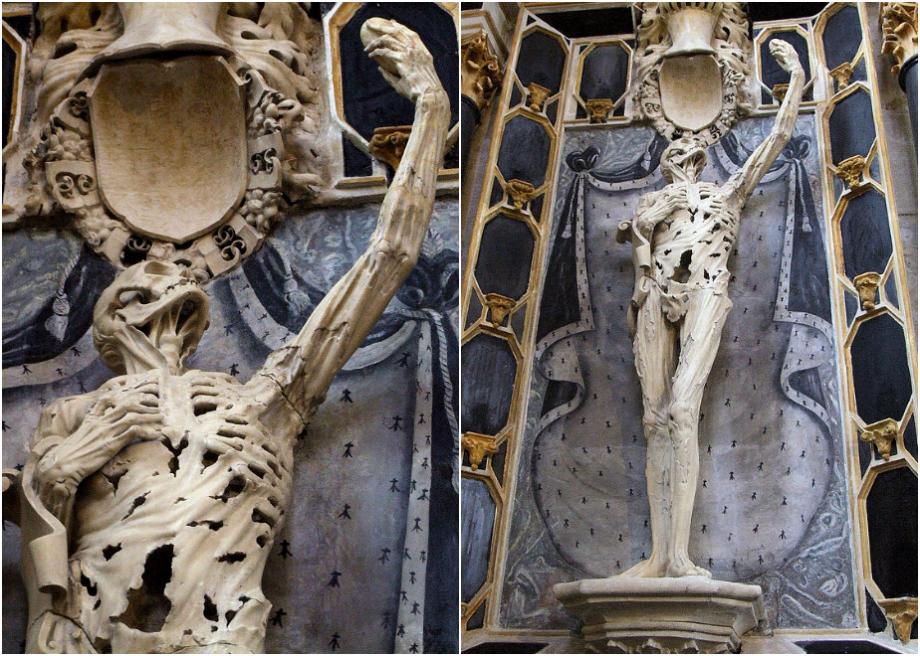 Transi statues and cadaver tombs, memento mori of Renaissance Europe