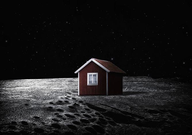 The Moonhouse Project by Mikael Genberg wants to put a little red ...
