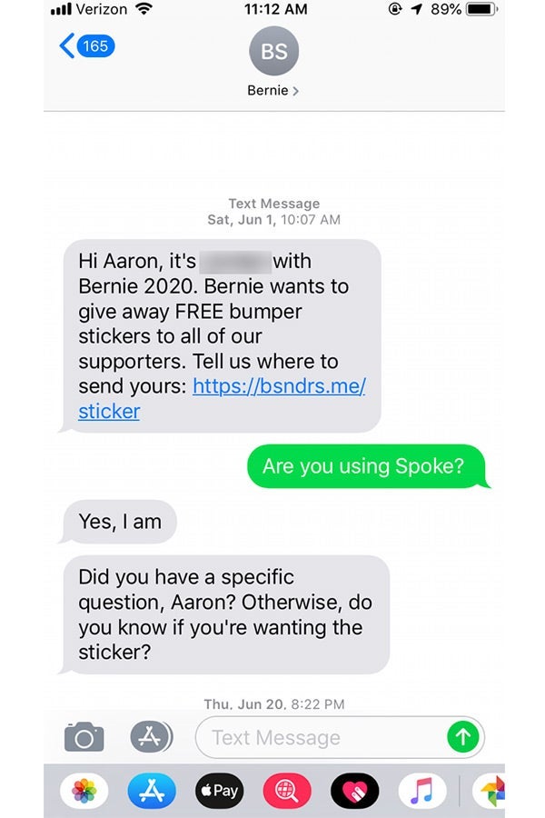 Text messages from Democratic presidential candidates: why they’re ...