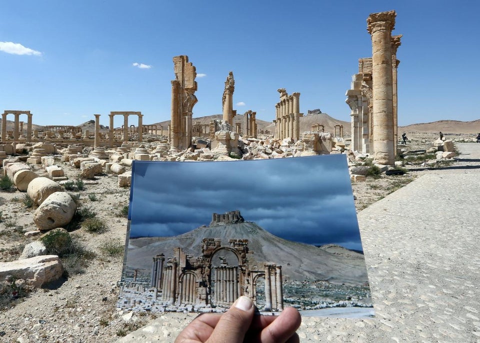 Powerful photos put Palmyra's destruction on stark display.