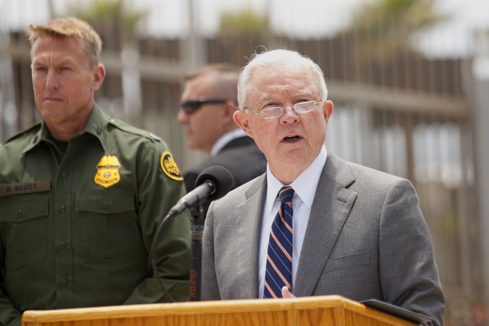 Jeff Sessions: Family separation "never really intended."