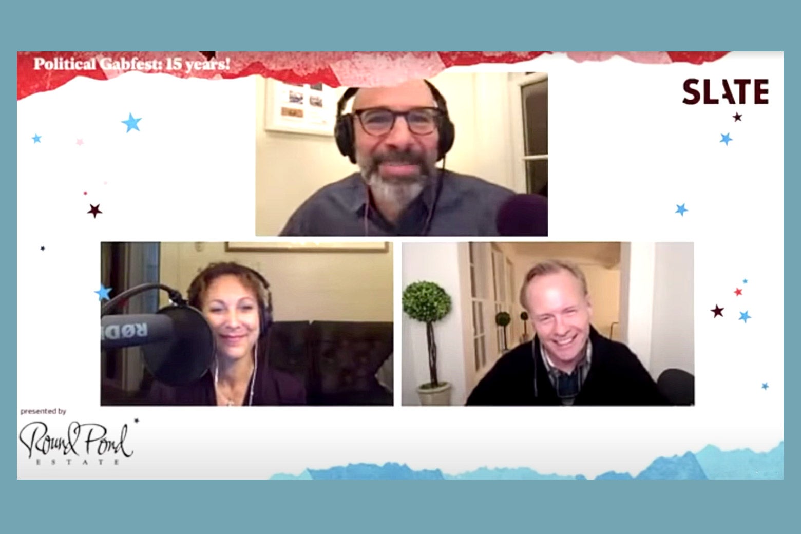 Celebrating 15 years of the Political Gabfest.