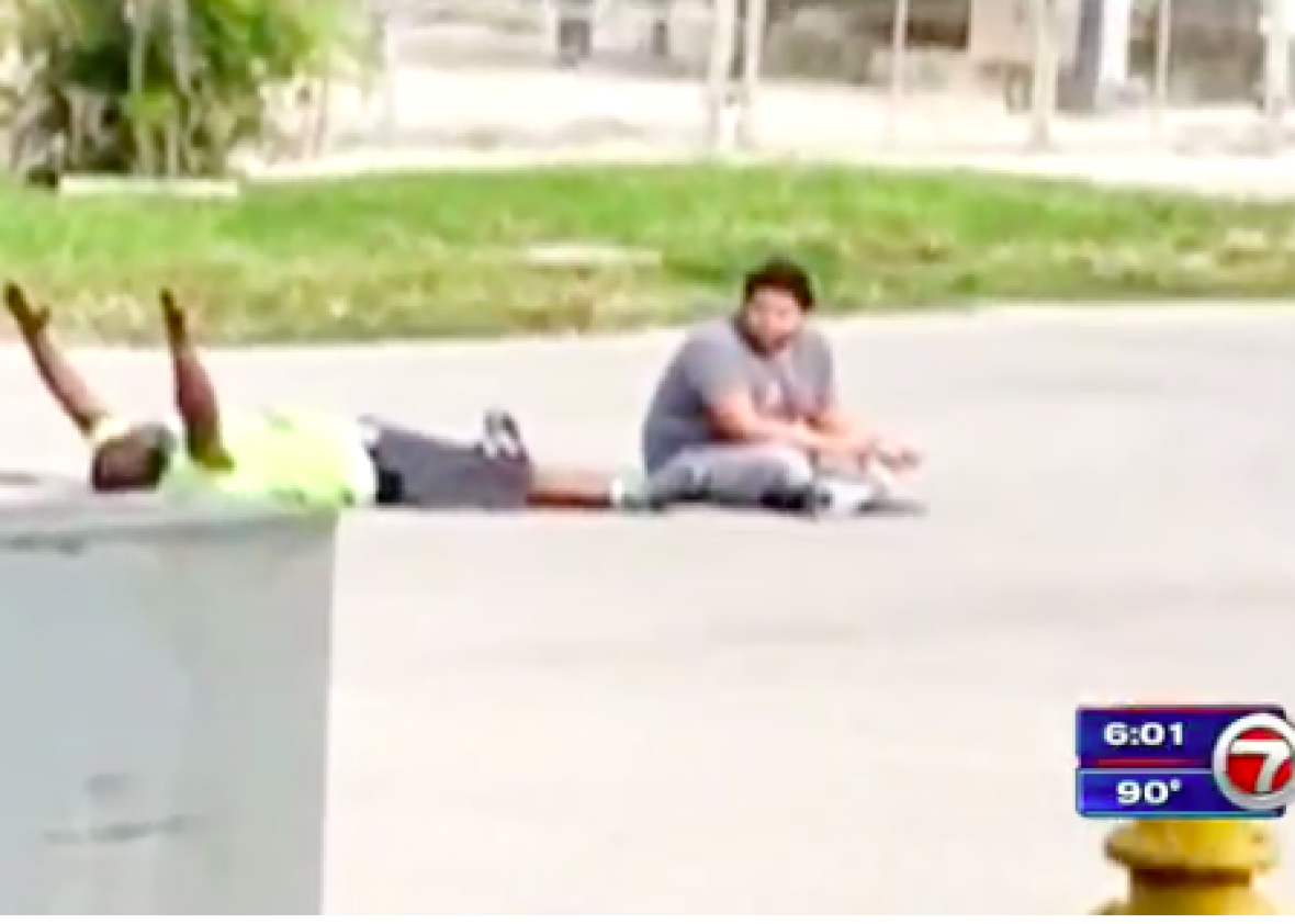 Charles Kinsey did everything he possibly could not to be shot by police.