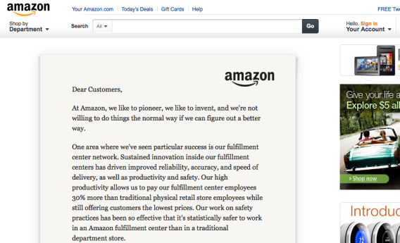 Amazon homepage: Why Amazon wants you to know about its Career Choice ...