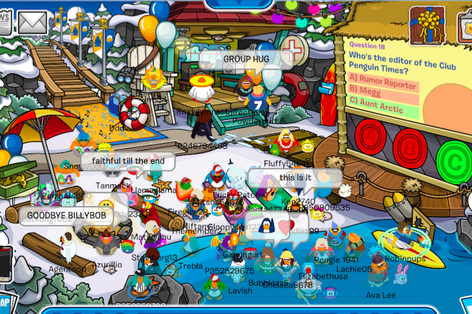 What the end of Disney’s MMO Club Penguin was like inside the game.