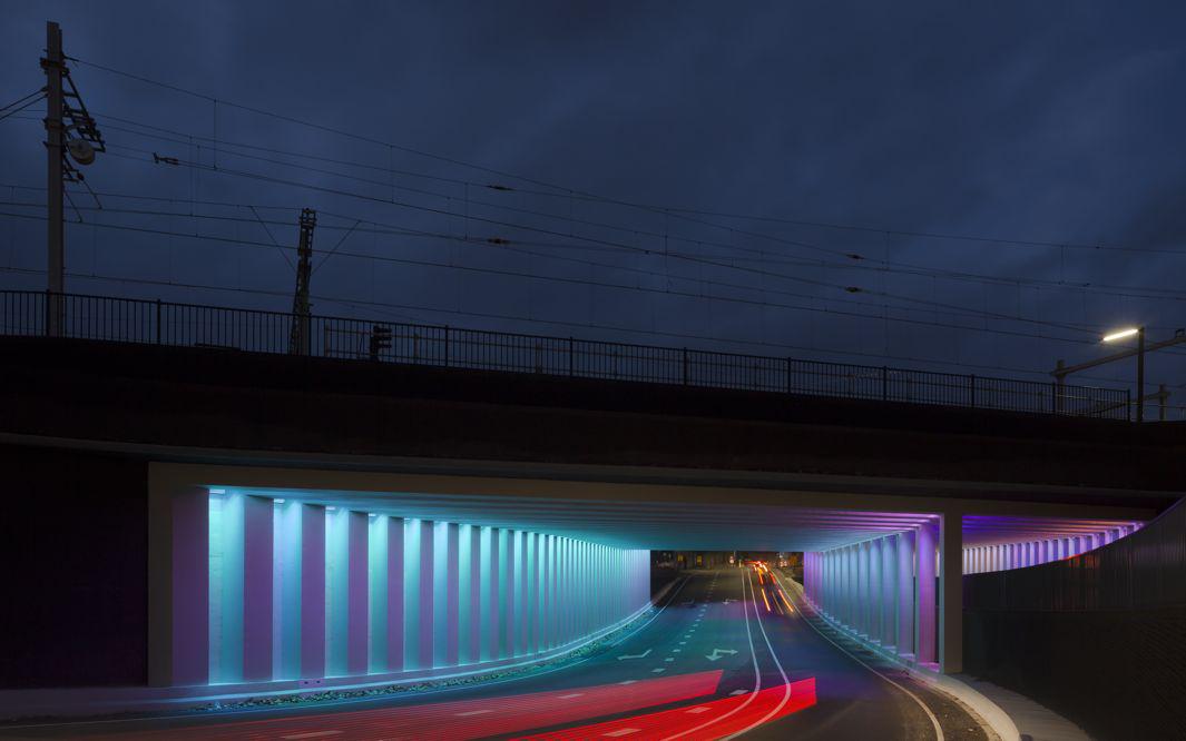 The Dutch city of Zutphen builds two new underpasses that look like works of art.